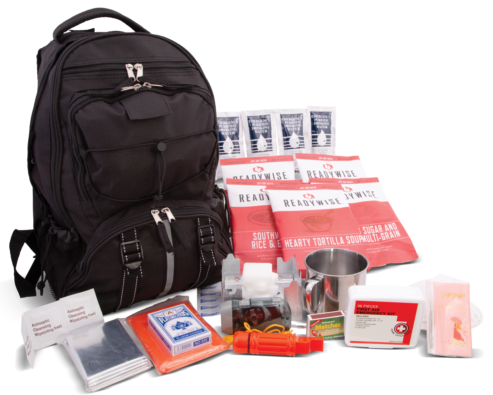 64 Piece Survival Backpack – SkyWatchTVStore.com