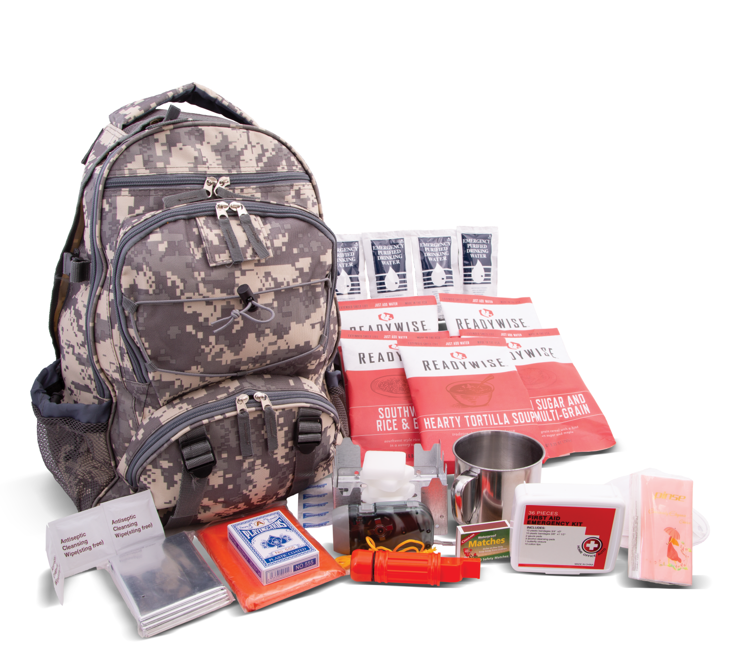 64 Piece Survival Backpack – SkyWatchTVStore.com