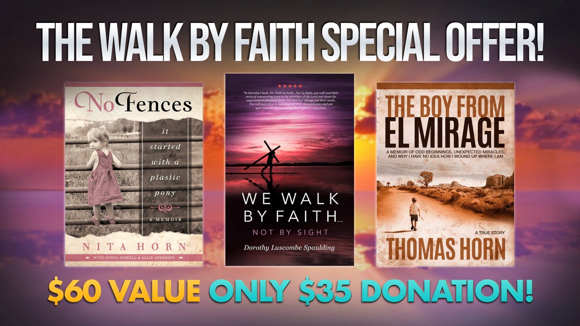 THE WALK BY FAITH SPECIAL OFFER! – SkyWatchTVStore.com